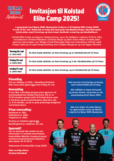 Kolstad Elite Camp 2025 – Kolstad